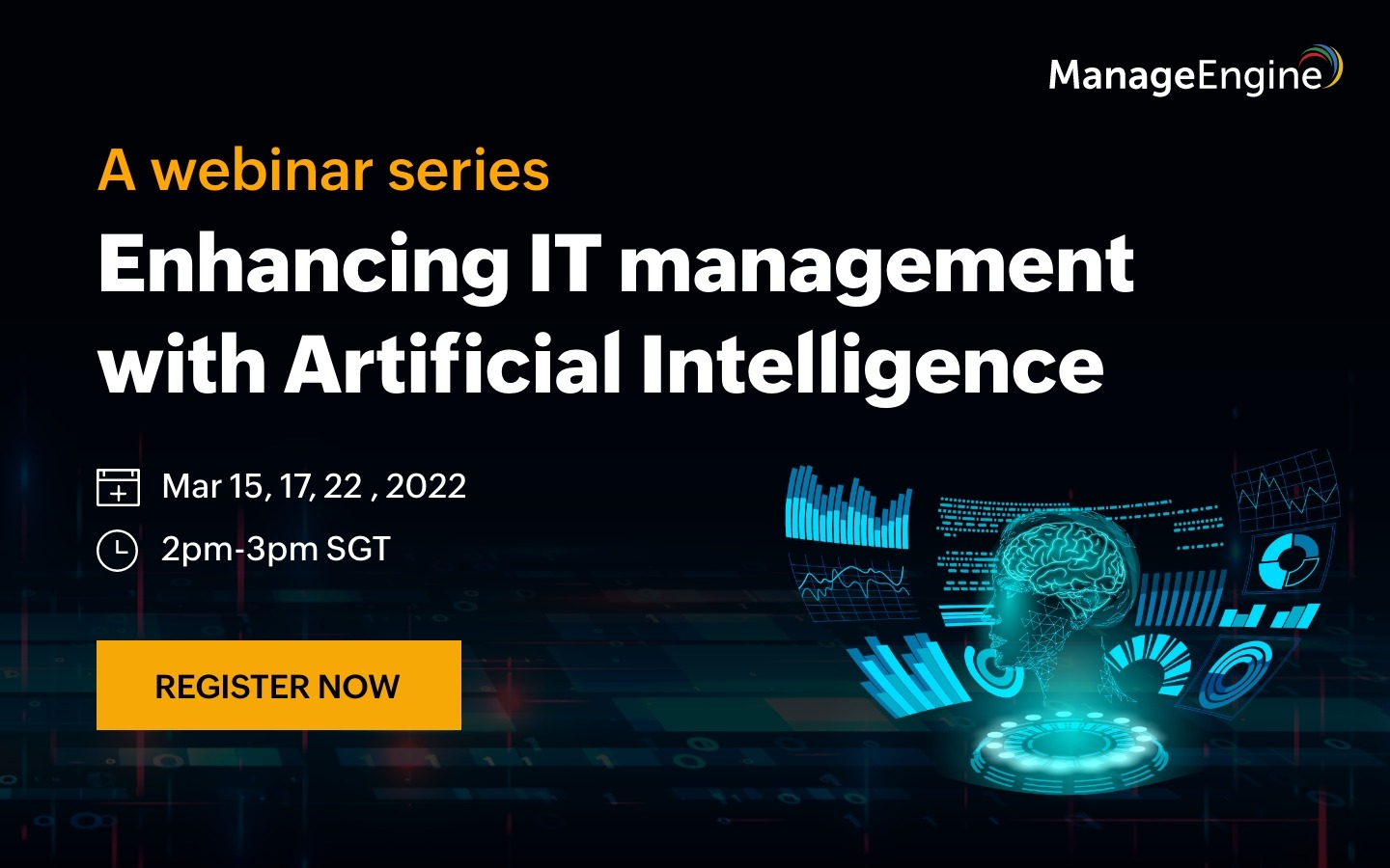 Enhancing IT management with Artificial Intelligence - A webinar series